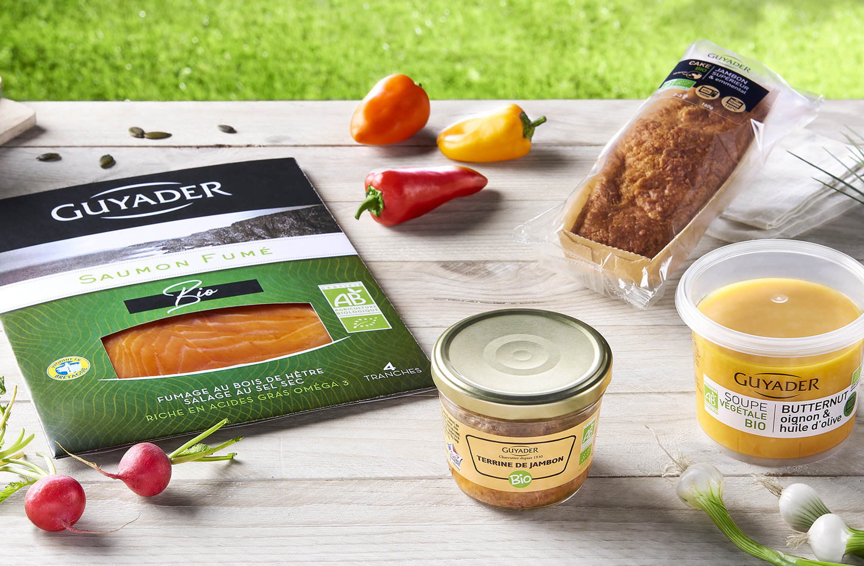 Guyader Gastronomie | Traiteur, Poisson fumé, Charcuterie, Végétal