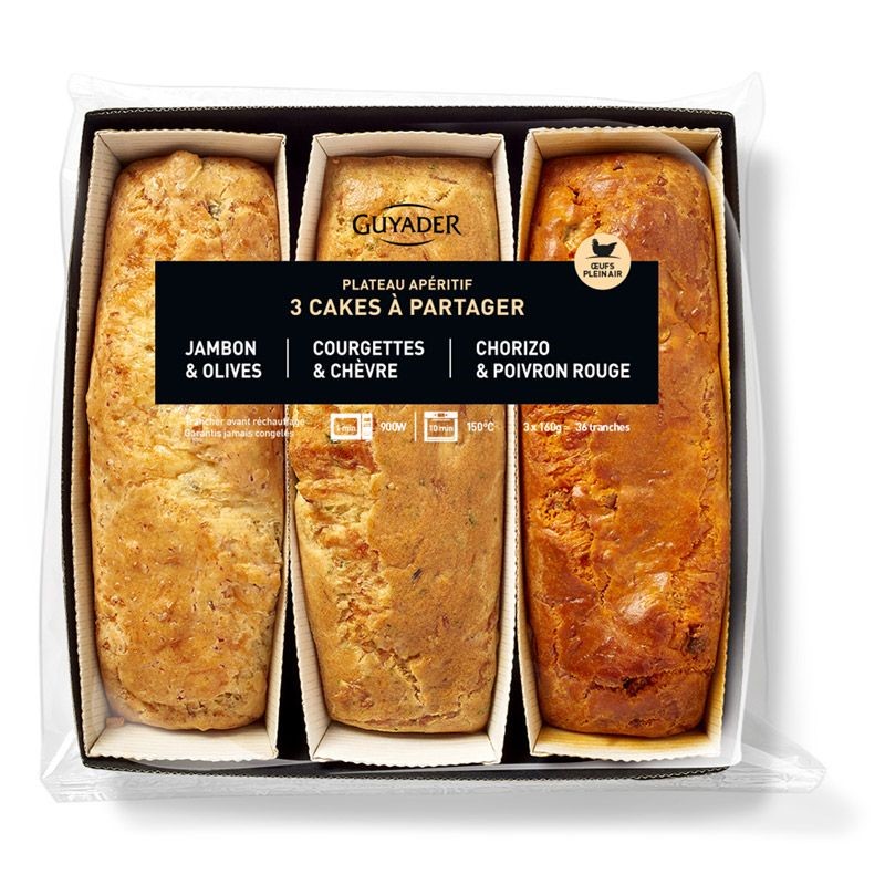 Cakes, découvrez la gamme • Guyader Gastronomie