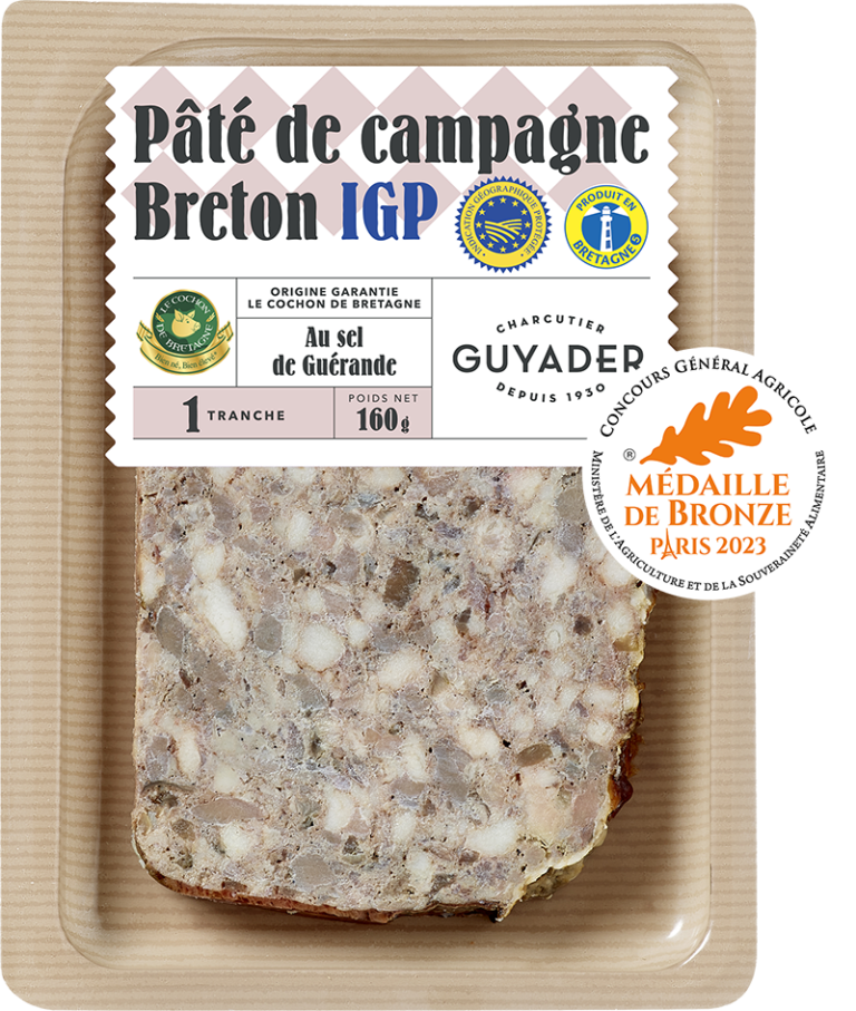 Le véritable pâté de campagne breton IGP, médaillé de bronze au ...